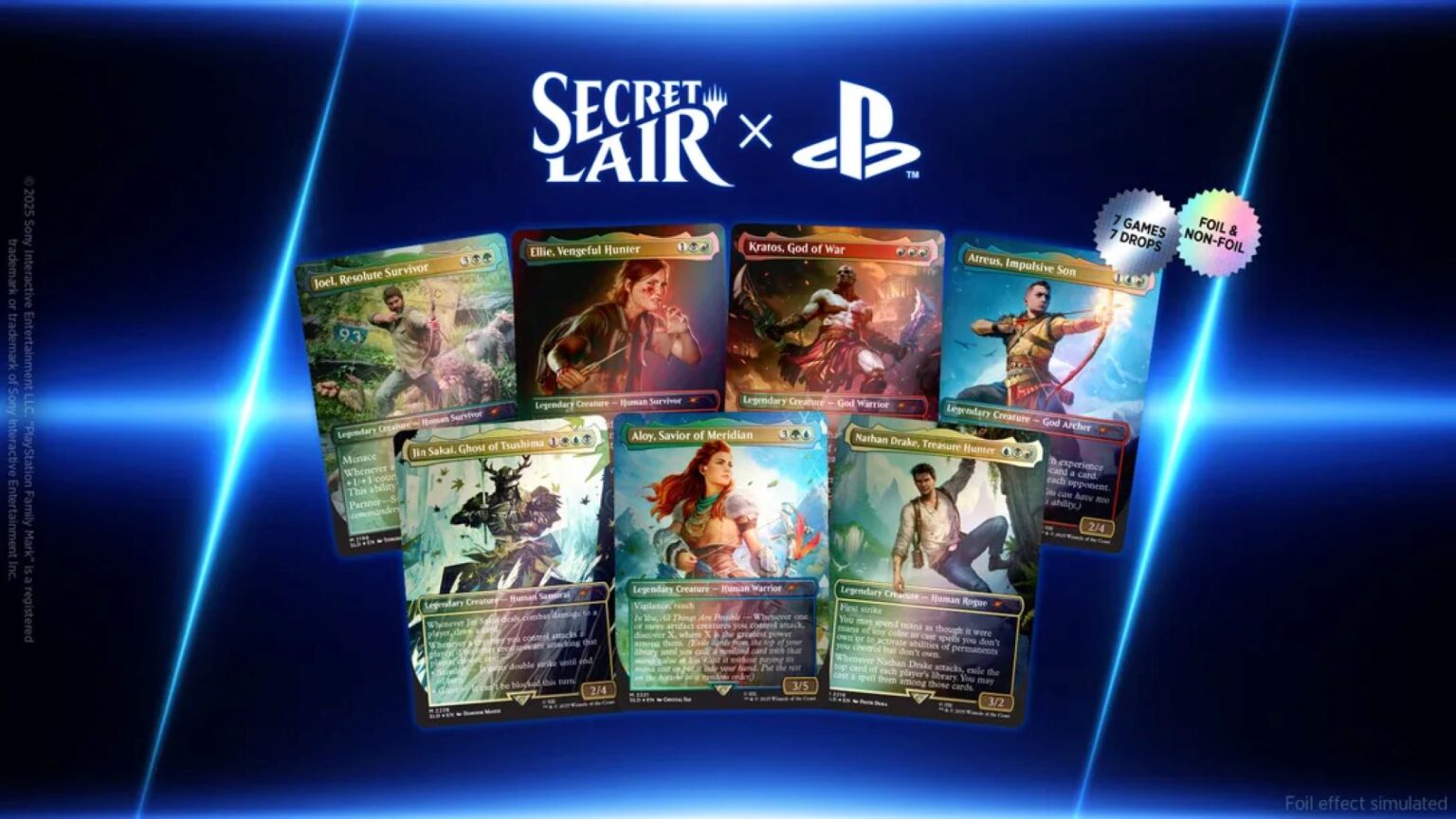 Magic The Gathering and PlayStation Announce Secret Lair Card Set for ...